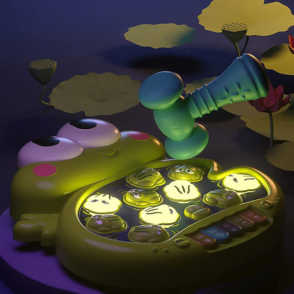 2 in 1 Musical Hammering & Pounding Frog Piano Toy – trendytoysco